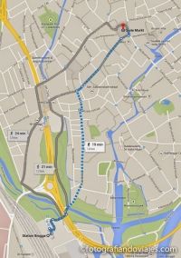 En tren de Bruselas a Brujas y Gante