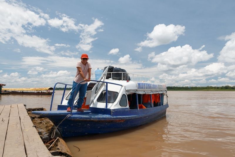 Viaje por el río Amazonas desde Iquitos