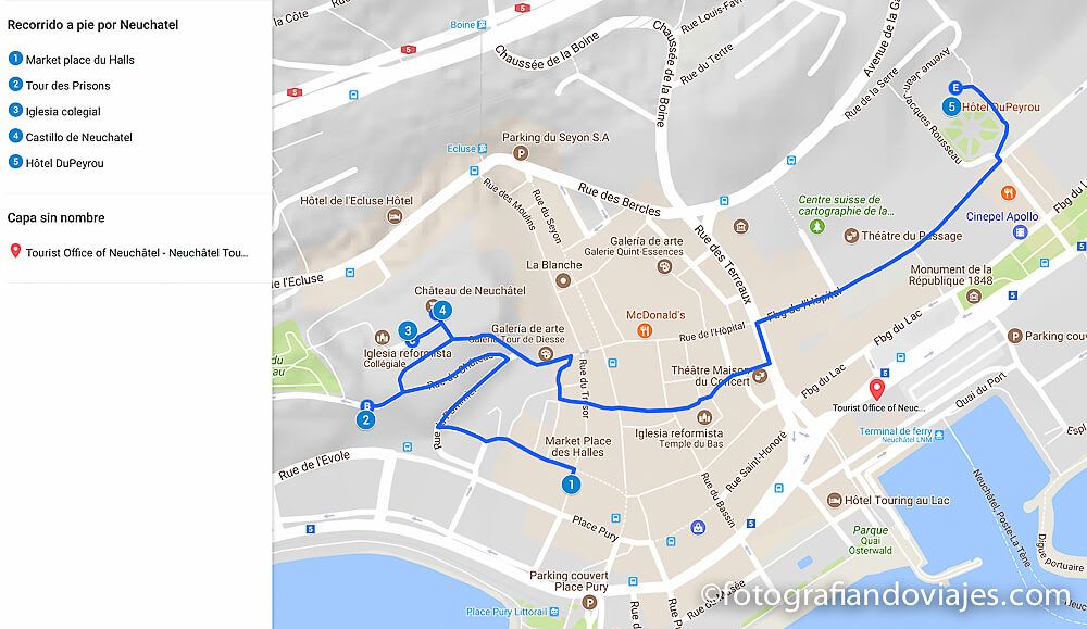 Recorrido a pie por Neuchatel - Fotografiando Viajes