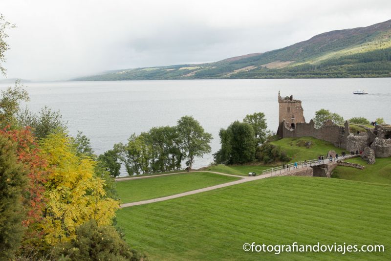 El castillo de Urquhart, en el lago Ness