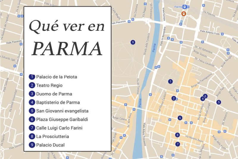 Que ver en Parma en un día y como ir desde Milán