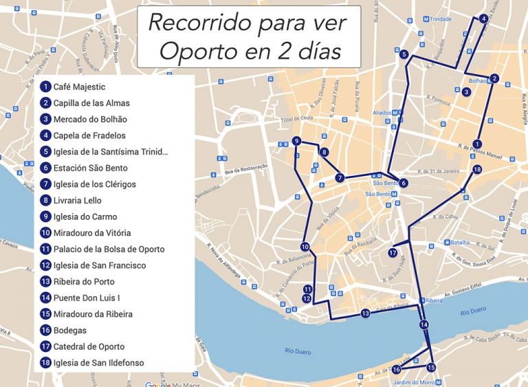 Qué ver en Oporto en 2 días: los 18 imprescindibles (con mapa)