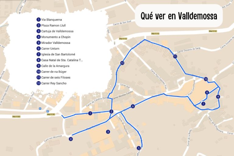 Qué ver en Valldemossa y qué recorrido hacer en medio día