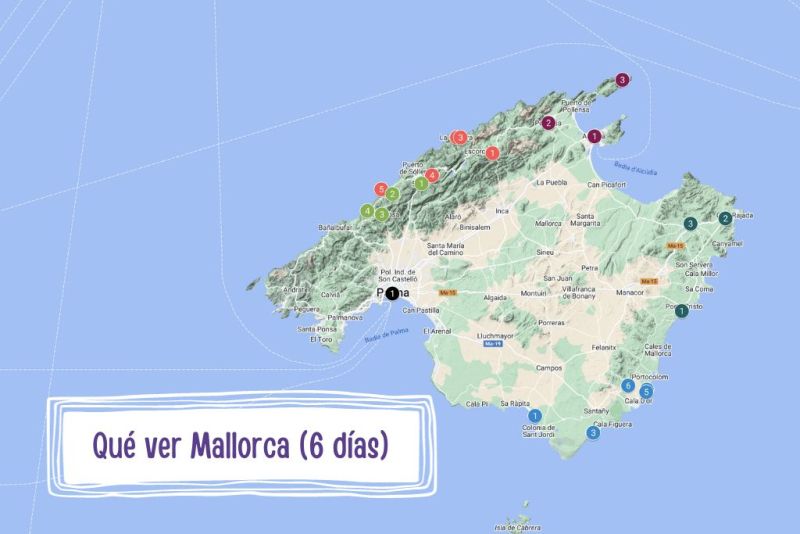 Qué ver en Mallorca y ruta de 6 días en coche