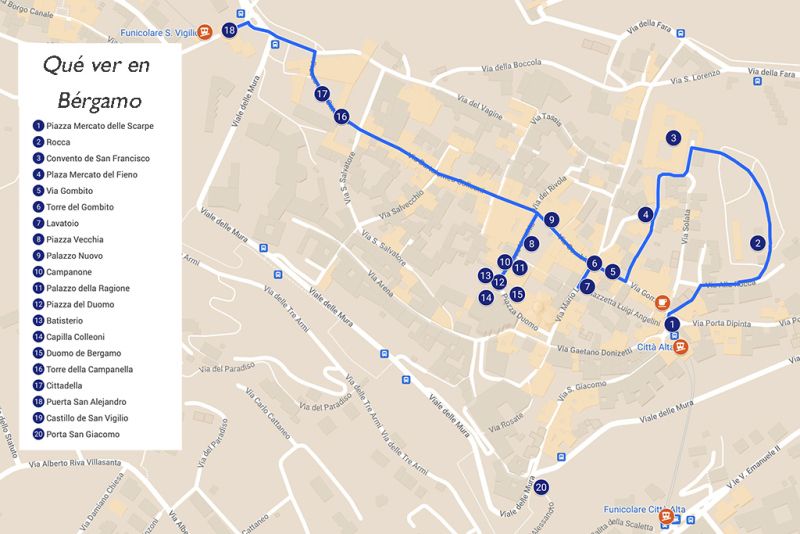 Qué ver en Bérgamo en 1 día: paseo por sus 17 imprescindibles