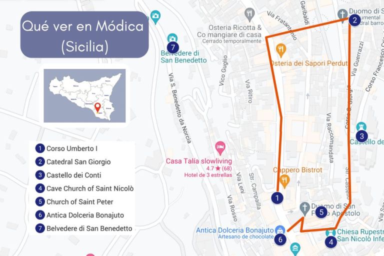 Qué ver en Modica (Sicilia) y qué hacer en 2-3 horas