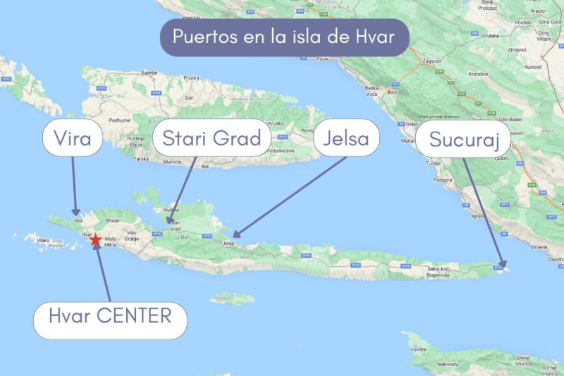 Cómo visitar la ciudad de Hvar en 1 día: recorrido, mapa y cómo llegar