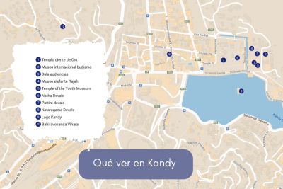 Qué ver en Kandy ciudad y alrededores en 2 días