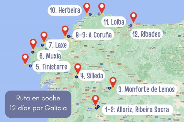 Recorrido en coche por la Costa da Morte, qué ver en 3 días