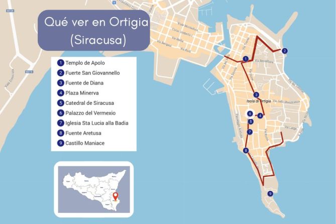 Qué ver en Siracusa en 1 día, un recorrido por Ortigia