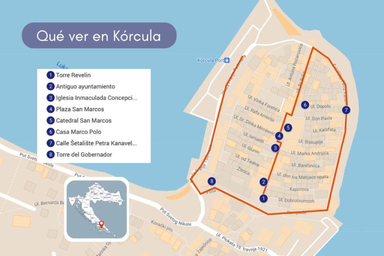 Cómo llegar a Korcula y qué ver en 1 día