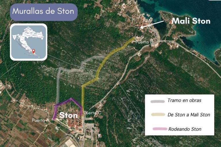 Murallas de Ston, una visita cerca de Dubrovnik y Korcula