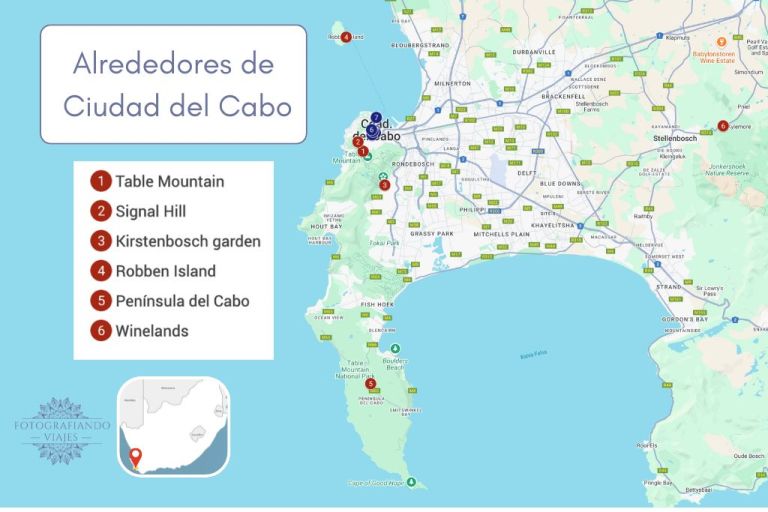 Qué ver en Ciudad del Cabo y alrededores en 3 o 4 días