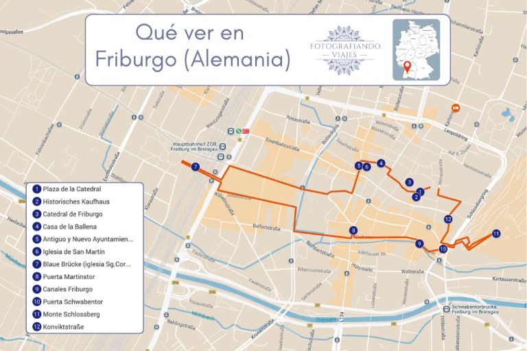 Friburgo qué ver en un día: ruta a pie por esta ciudad de Alemania