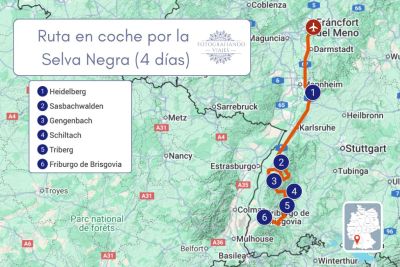 Ruta por la Selva Negra, 4 días en coche con mapa y consejos