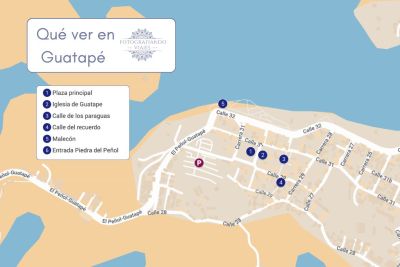 Guatapé: qué ver en el pueblo y subida al Peñón