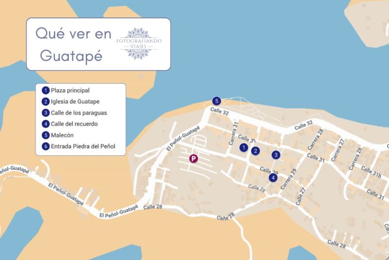 Guatapé: qué ver en el pueblo y subida al Peñón